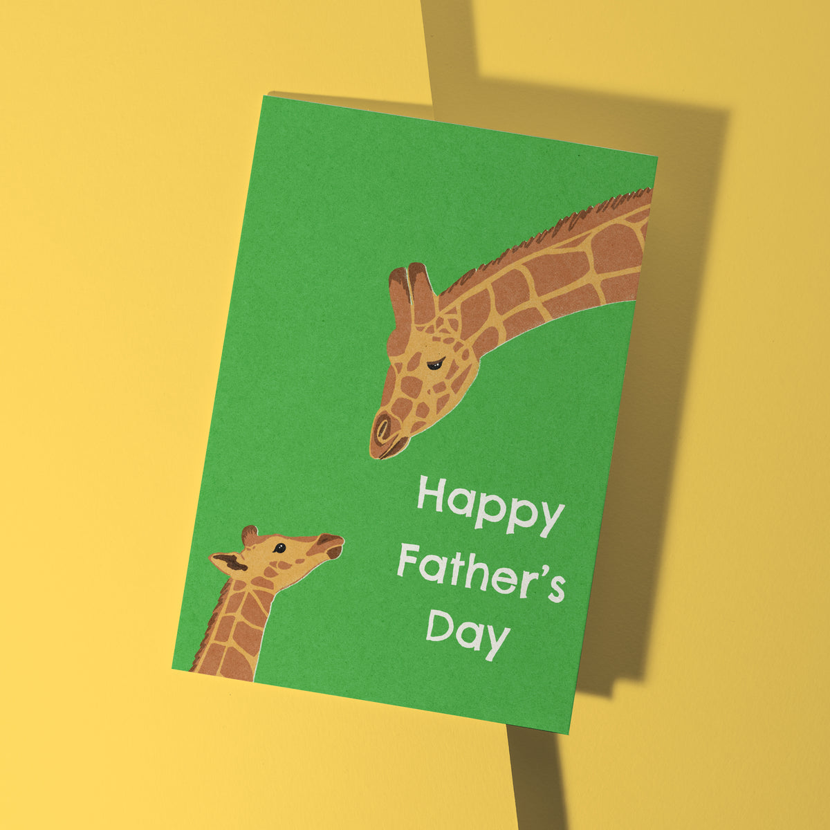 Happy Father's Day Giraffe Card – Sheffield Makers Hunters Bar
