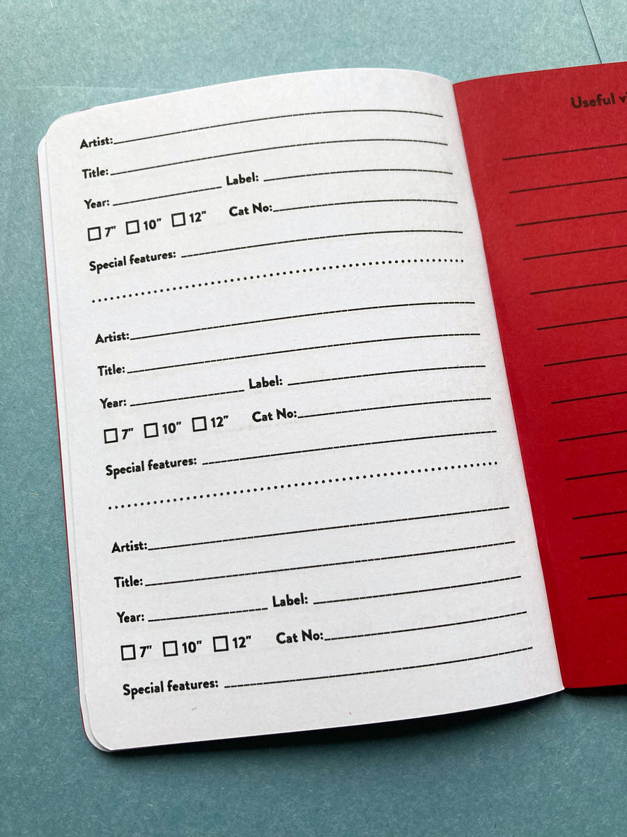 A6 Most Wanted Vinyl Log Book – Sheffield Makers Hunters Bar